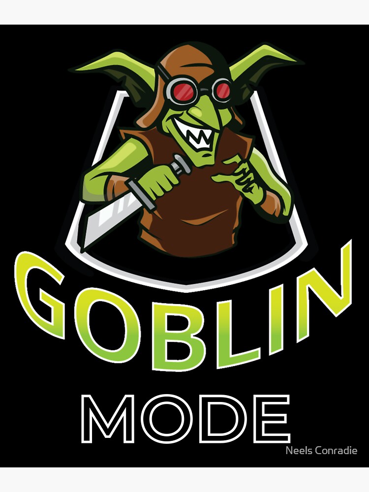 "Goblin Mode" Sticker for Sale by NCONRADIE | Redbubble