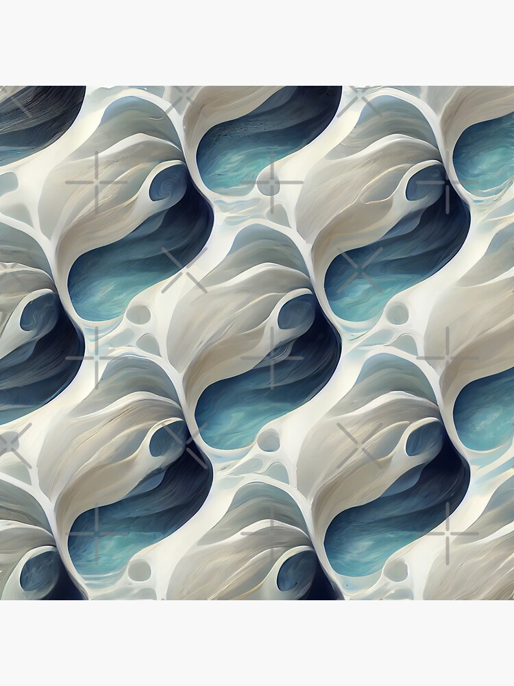 "Water Caustics Light in 3D" Sticker for Sale by CommandArt | Redbubble