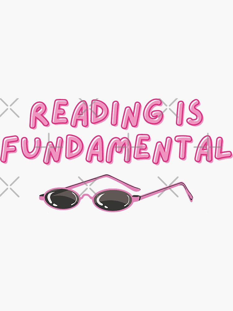 "Reading is Fundamental!" Sticker for Sale by saritash | Redbubble