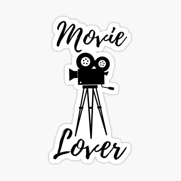 "Movie Lover Video Camera" Sticker for Sale by SierraMickey | Redbubble
