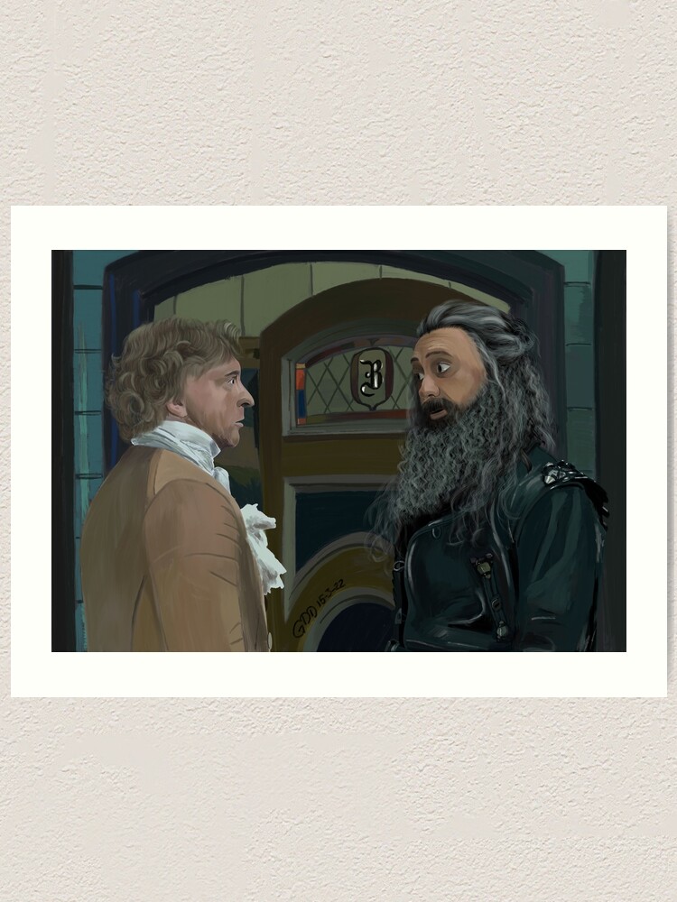 "digital oil painting Stede Bonnet Edward Teach, The Gentleman Pirate ...