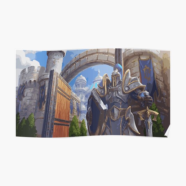 "Stormwind City - FOR THE ALLIANCE!" Poster for Sale by STICKERSAUCE ...