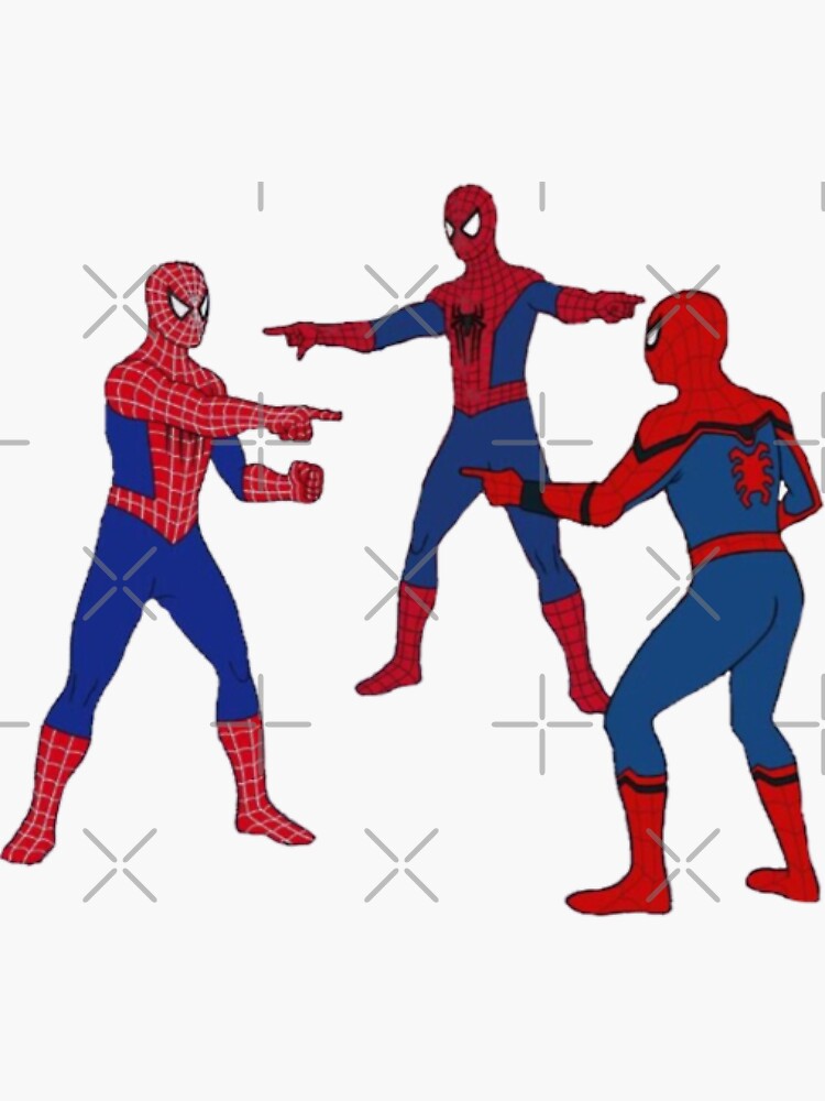 "spidey meme" Sticker for Sale by peterpeeeep | Redbubble