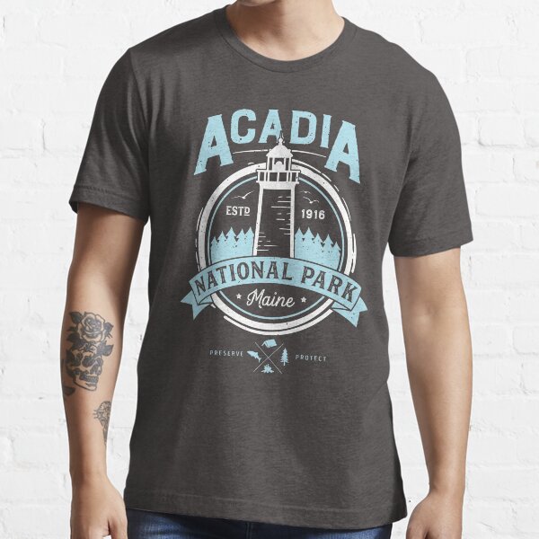 "Acadia National Park Maine Vintage T Shirt Men Women" T-shirt for Sale ...