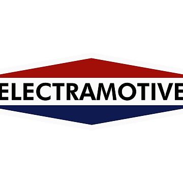 "Electramotive Engineering" Sticker for Sale by darkmonohue | Redbubble