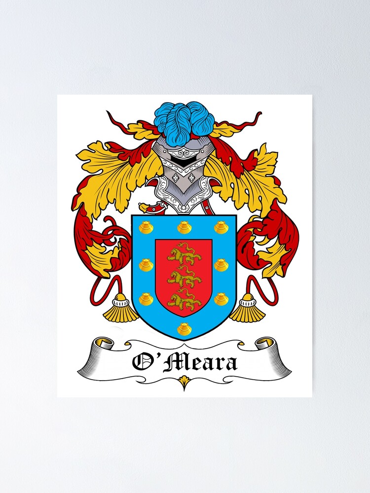 "O'MEARA FAMILY CREST" Poster for Sale by CathalDevlin | Redbubble