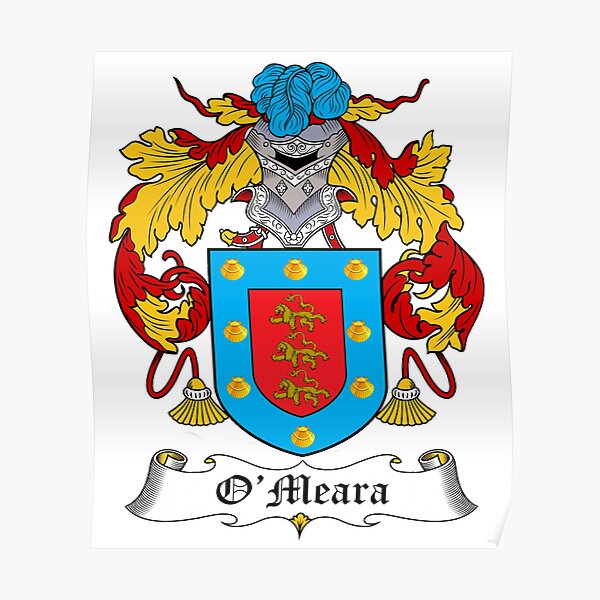 "O'MEARA FAMILY CREST" Poster for Sale by CathalDevlin | Redbubble