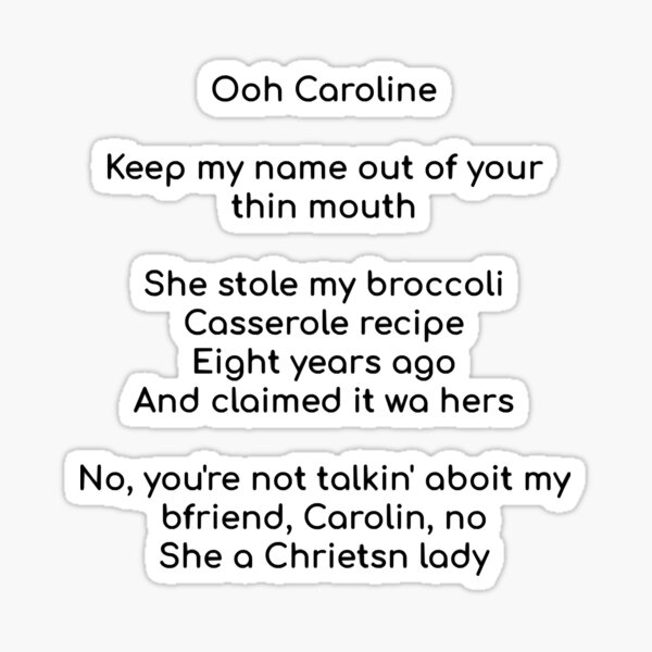 "Keep my name out of your thin mouth " Sticker for Sale by ...