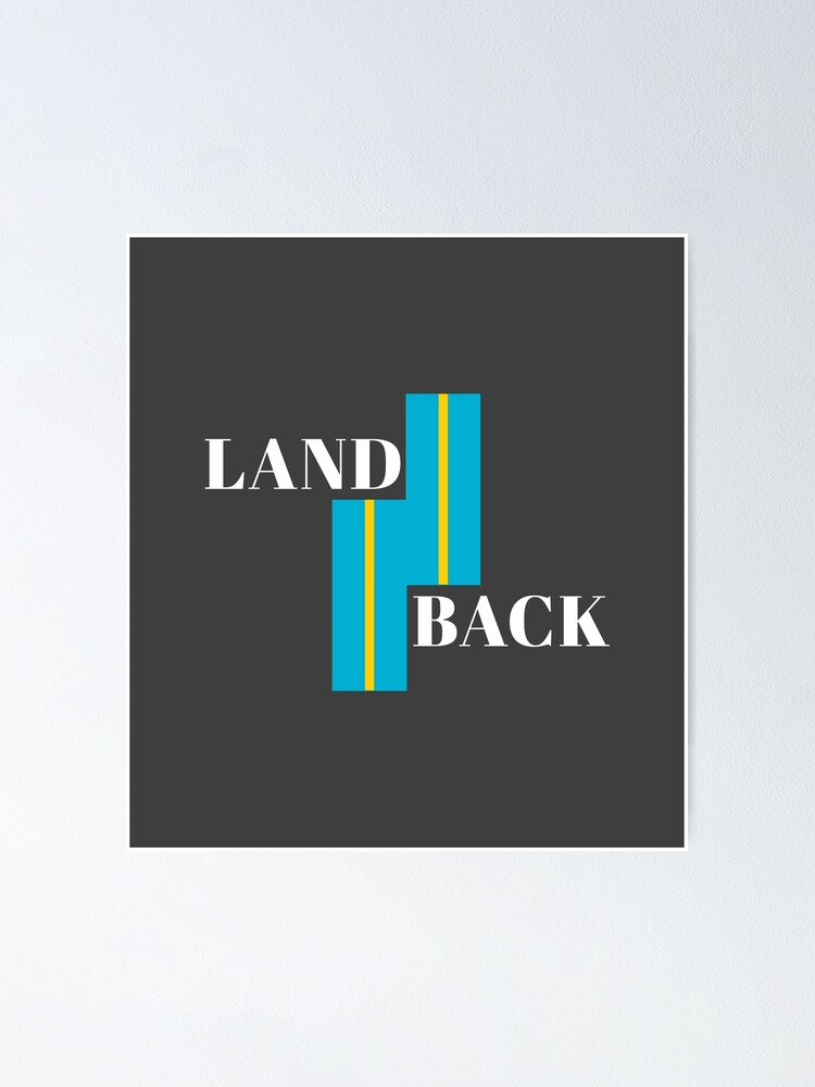 "Land Back Native Lands On Native Hands Native American Design" Poster ...