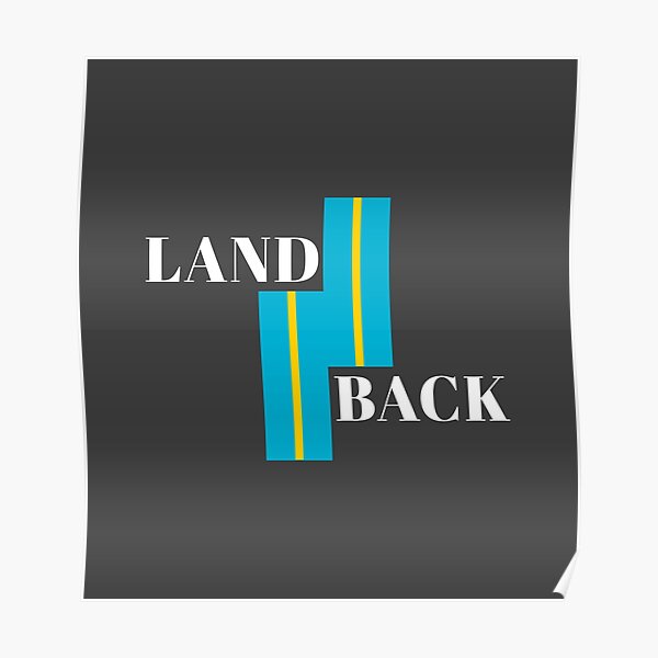 "Land Back Native Lands On Native Hands Native American Design" Poster ...