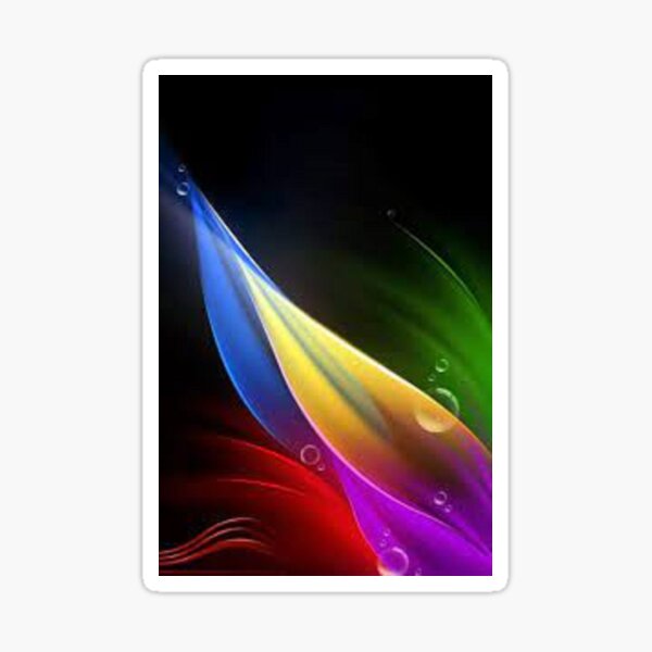 "colours mix blend art " Sticker for Sale by Diliprasa | Redbubble