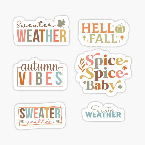 "Fall 2022 Stickers" Sticker for Sale by lunidesign | Redbubble