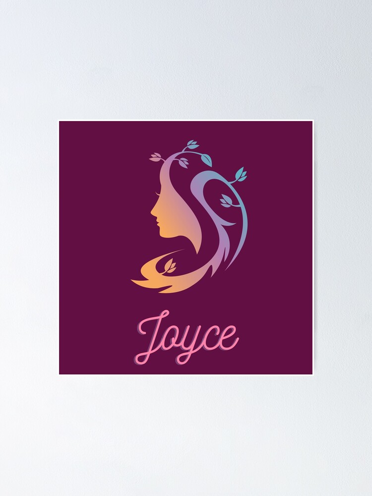 Póster «Joyce Name Epic Femenino Mujer, niña, dama, cumpleaños ...