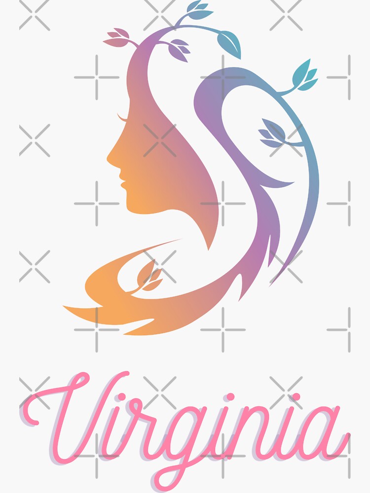 "Virginia Name Epic Feminine Woman, Girl, Lady, Birthday, Celebration ...