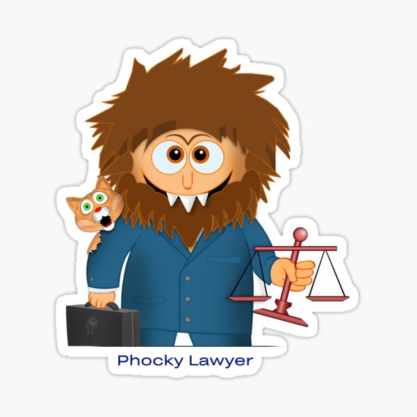 "Phocky Halloween Collection - Phocky Lawyer Werewolf" Sticker for Sale ...