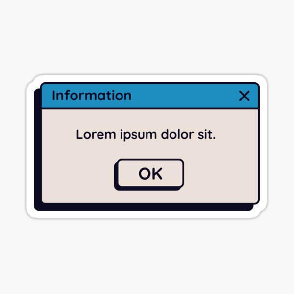 "90s Retro Vaporwave Desktop Interface" Sticker for Sale by Cicona ...
