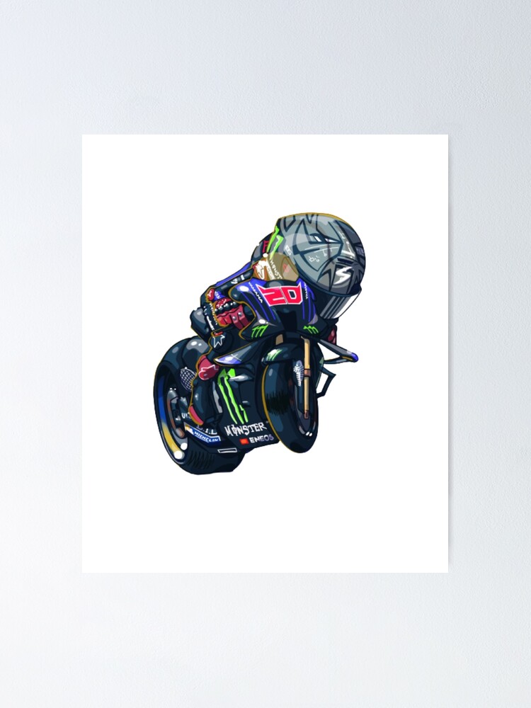 "Fabio Quartararo Cartoon" Poster for Sale by NxtLvlDsgns | Redbubble