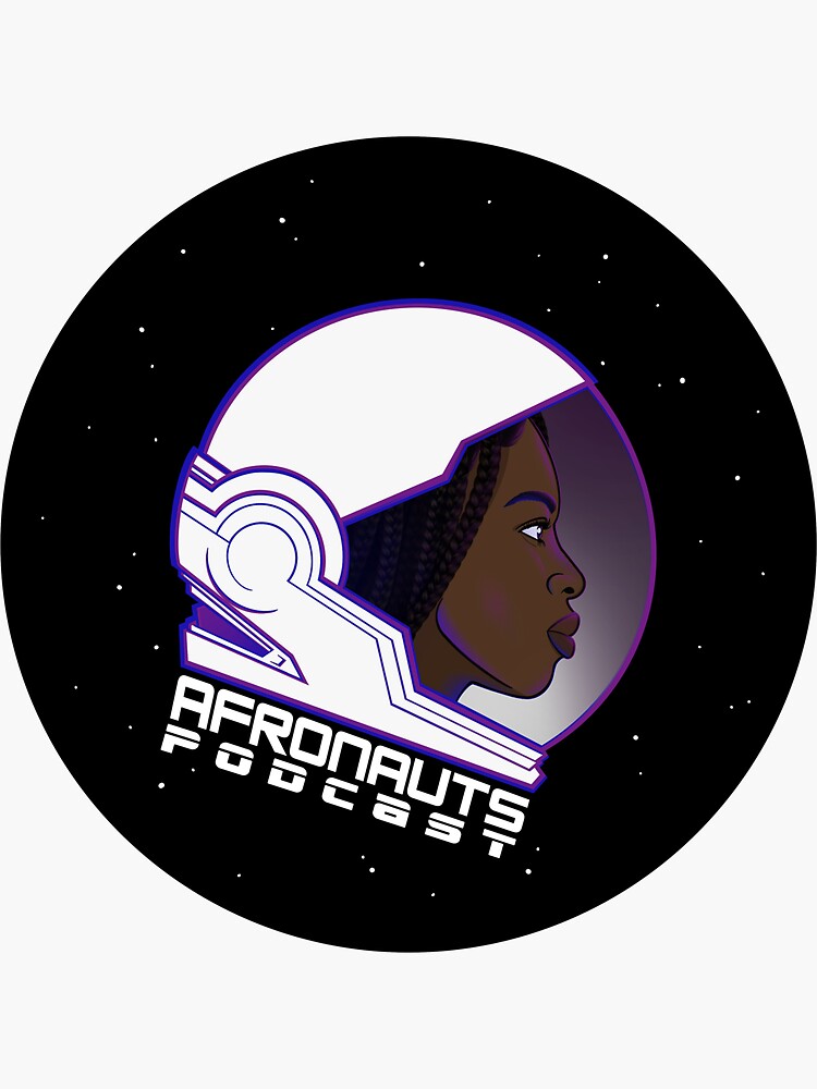 "Afronauts Podcast Logo" Sticker for Sale by AfronautsPod | Redbubble