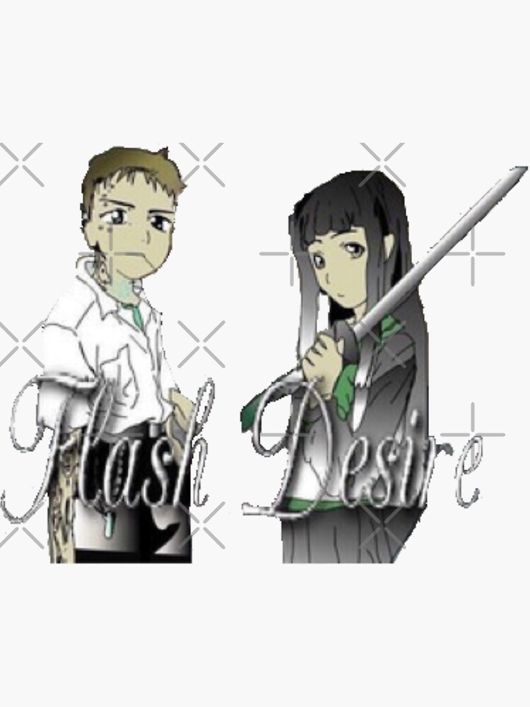 "Yabujin - FLASH DESIRE" Sticker for Sale by Wynters-Stuff | Redbubble