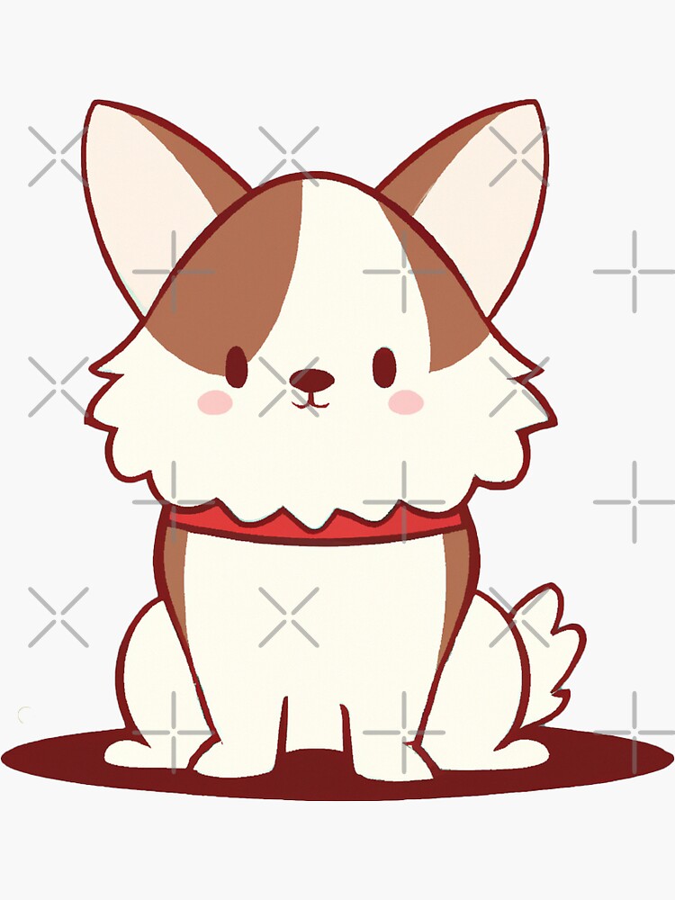 "Chibi Corgi" Sticker for Sale by FTMCorgi | Redbubble