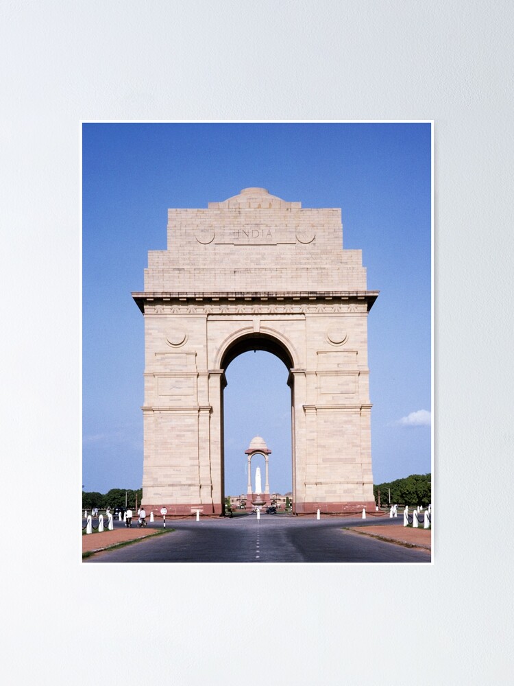 "1960s - India Gate, New Delhi, India" Poster for Sale by thatwaslife ...