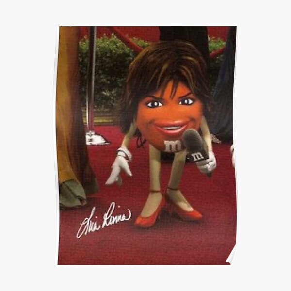 "lisa rinna m&m" Poster for Sale by joshualb | Redbubble