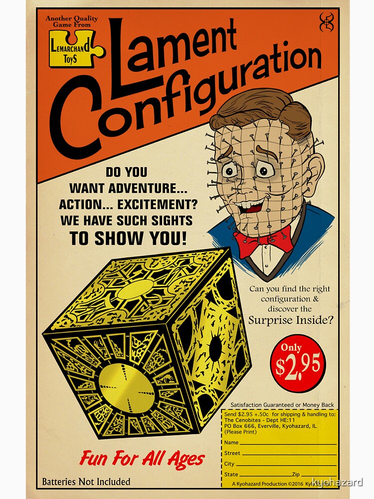 "Lament Configuration comic ad" T-shirt by kyohazard | Redbubble ...