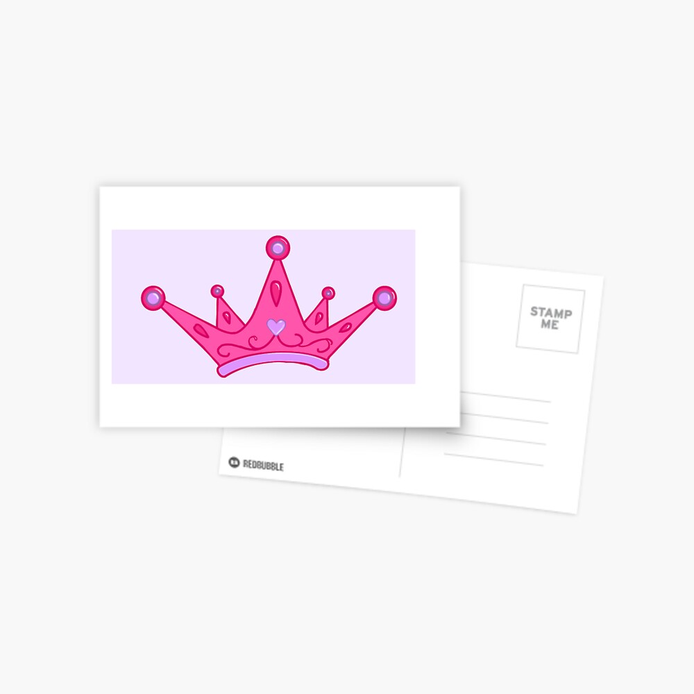 "Y2K Hot Pink Princess Tiara (purple)" Sticker for Sale by ooma | Redbubble