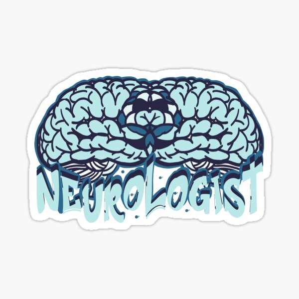 "neurologist" Sticker for Sale by captains-pride | Redbubble