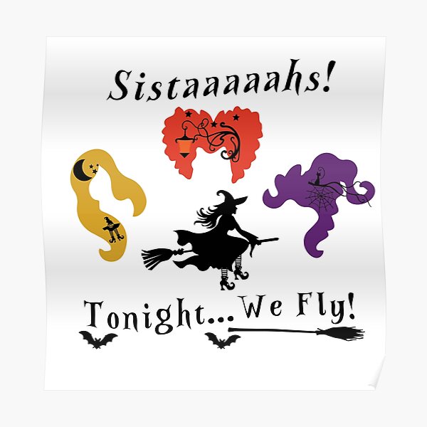 "Sanderson Sisters Halloween Hocus Pocus Inspired Design. Sistaaaaahs ...