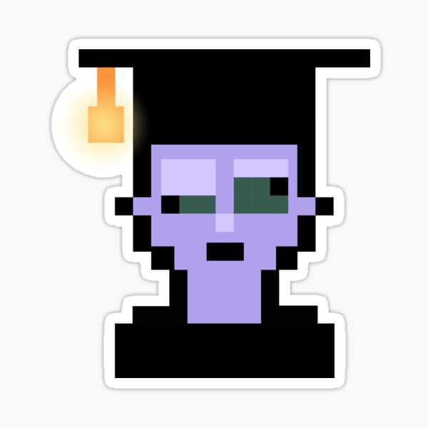 "Bored Student Zombie Halloween Edition Pixel Art School Senior Year ...