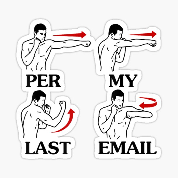 My Email Sticker For Sale By Laoukil Redbubble