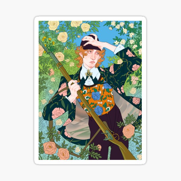 "flower boy" Sticker for Sale by SirGarrowman | Redbubble