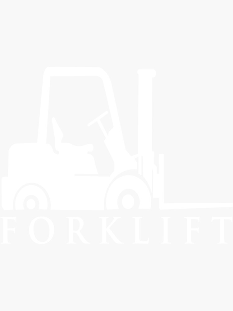 "Certified forklift" Sticker for Sale by Storeghost1 | Redbubble