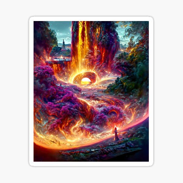 "vortex" Sticker for Sale by zar4fussion | Redbubble