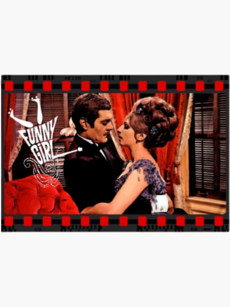 "Funny Girl Musical Frame Floor Pillow" Sticker by assiabaadi | Redbubble