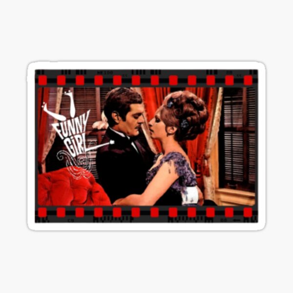 "Funny Girl Musical Frame Floor Pillow" Sticker by assiabaadi | Redbubble