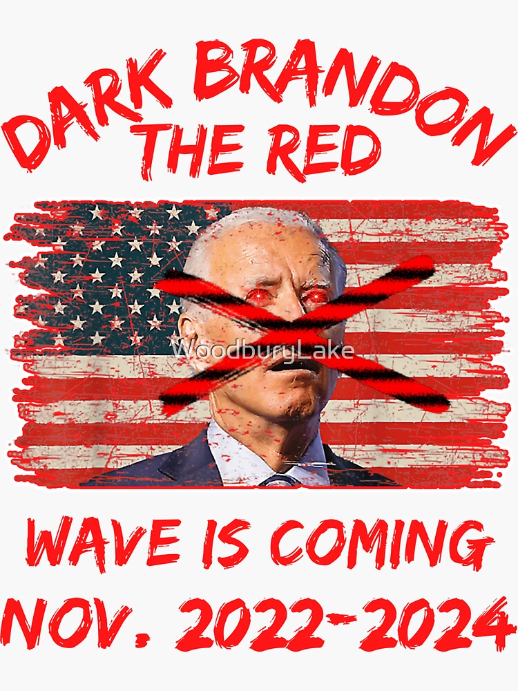 "Dark Brandon Speech" Sticker for Sale by WoodburyLake | Redbubble