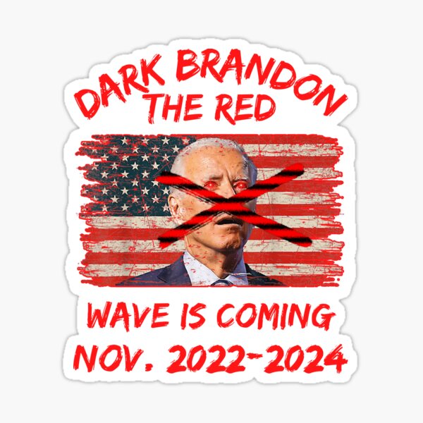 "Dark Brandon Speech" Sticker for Sale by WoodburyLake | Redbubble