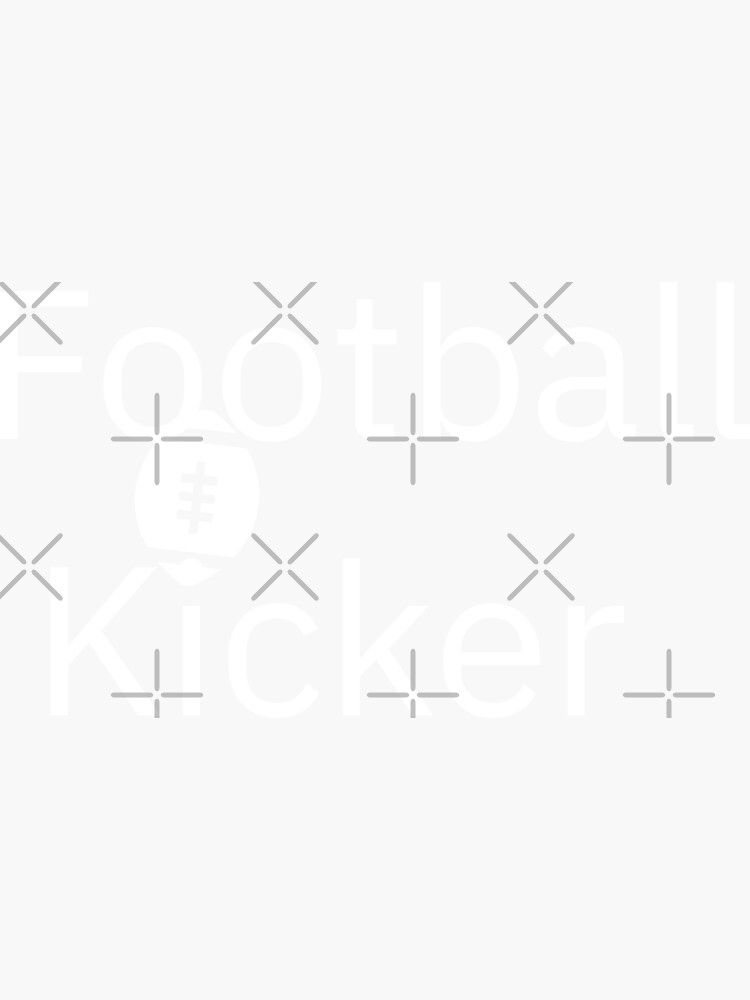 "Football Kicker" Sticker for Sale by Saskdesigner | Redbubble