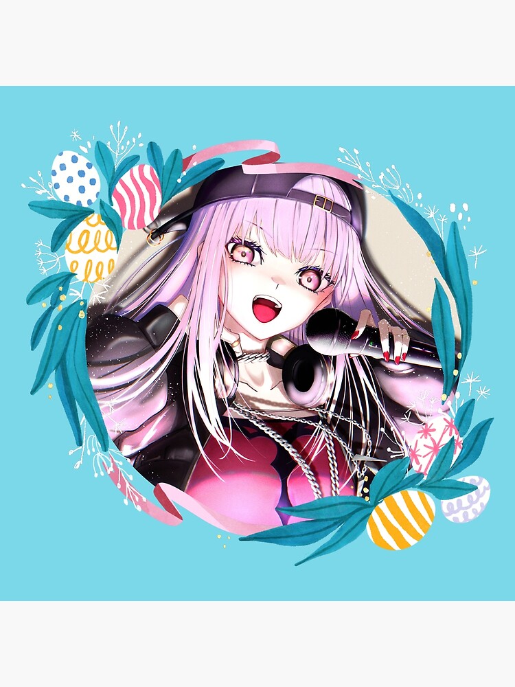 Póster «Mori Calliope Cute Vtuber Clover Hermoso corte en forma de ...