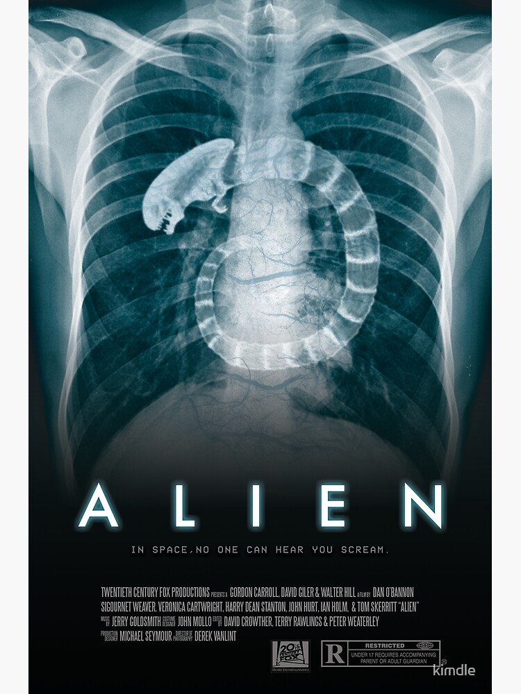 "Alien Movie Poster Redesign" Poster for Sale by kimdle | Redbubble