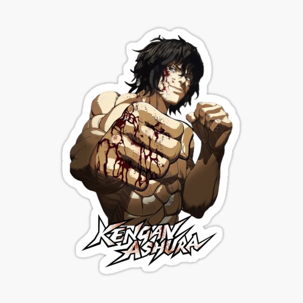 Pegatina «Tokita Ouma - Kengan Ashura animado» de Agougou-Shop | Redbubble