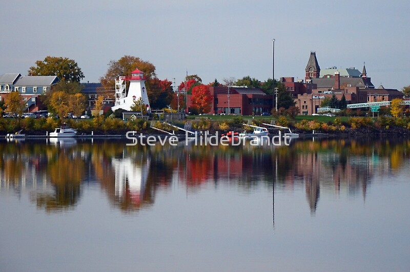 "Fredericton Reflections in Autumn 2" by Steve Hildebrandt | Redbubble