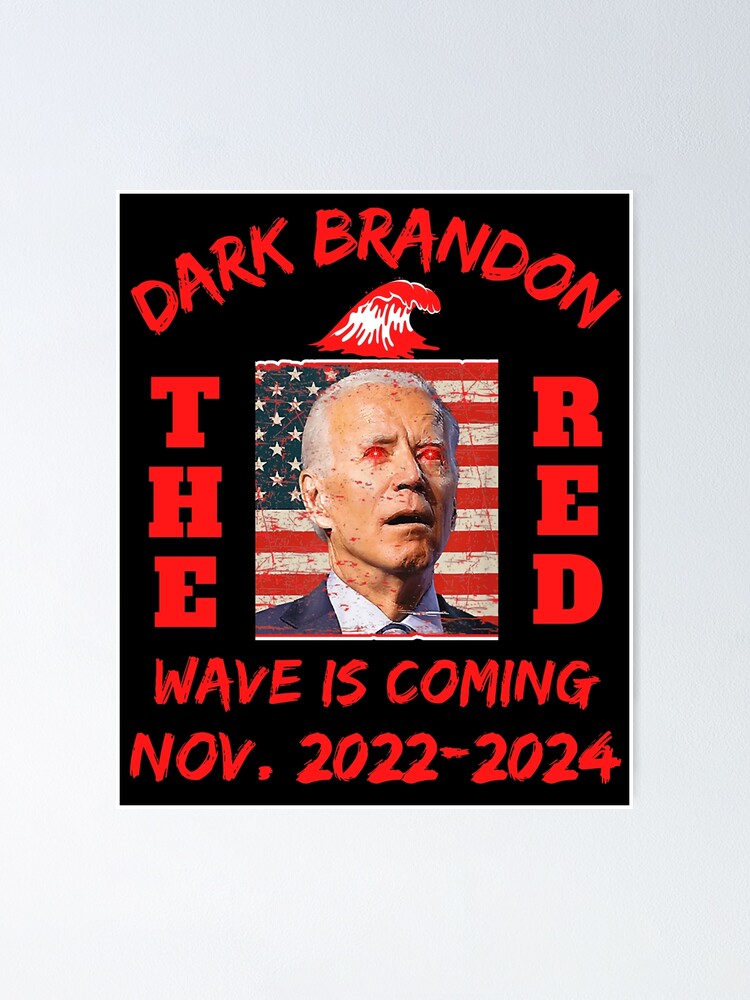 "Dark Brandon Speech" Poster for Sale by WoodburyLake | Redbubble