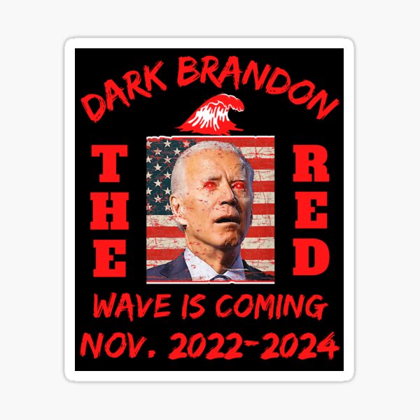 "Dark Brandon Speech" Sticker for Sale by WoodburyLake | Redbubble