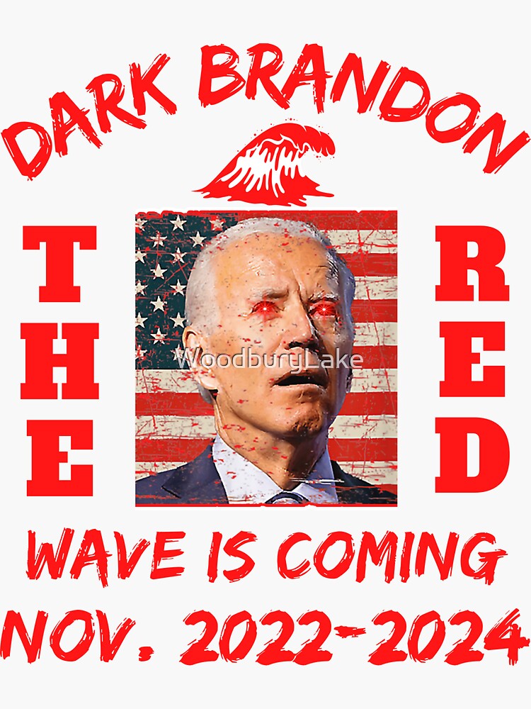 "Dark Brandon Speech" Sticker for Sale by WoodburyLake | Redbubble