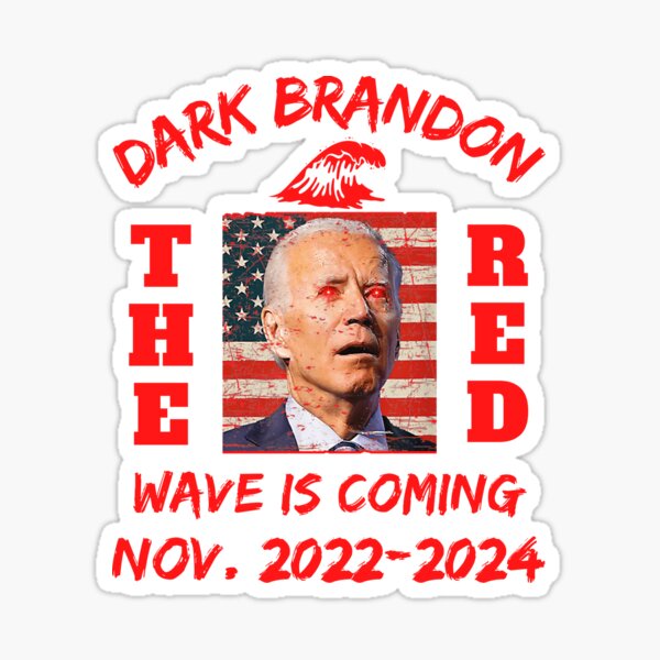 "Dark Brandon Speech" Sticker for Sale by WoodburyLake | Redbubble