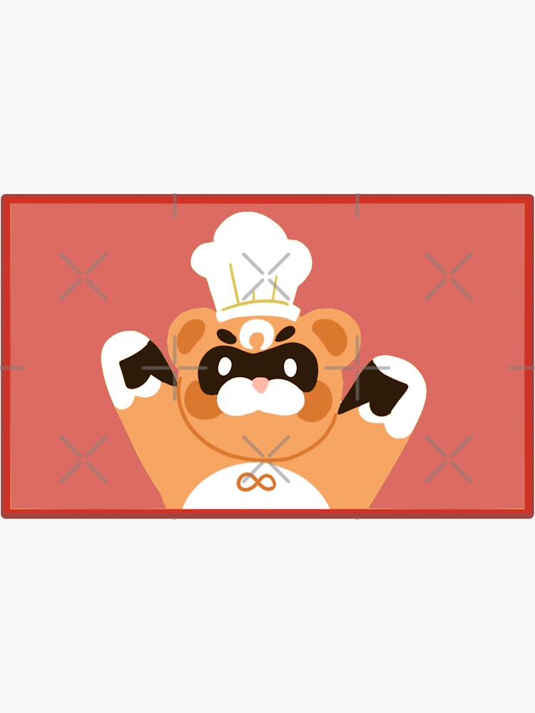 "guoba cook" Sticker for Sale by Chikaari-Silver | Redbubble
