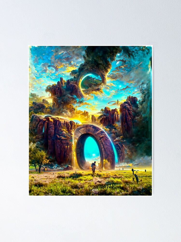 "portal" Poster for Sale by zar4fussion | Redbubble